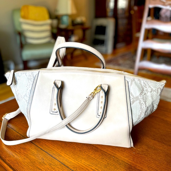 Aldo | Bags | Aldo Purse Creamivory And Snake Skin Pattern | Poshmark